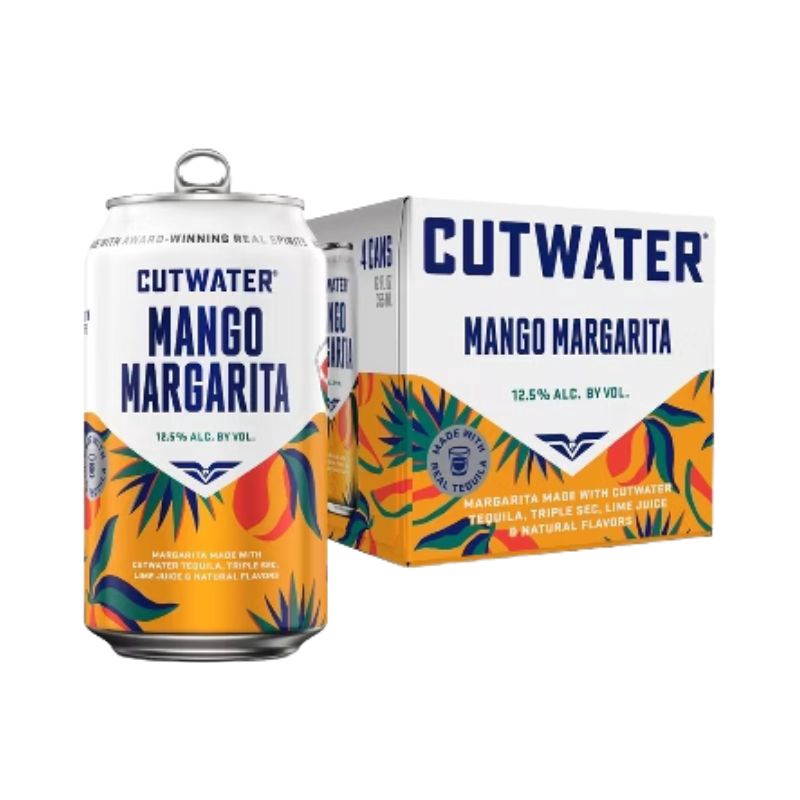 CUTWATER Mango Margarita 4 Pack Can 12 oz - Crown Wine and Spirits