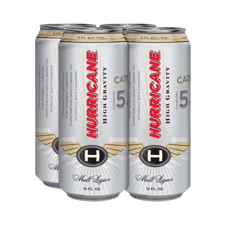 HURRICANE High Gravity Malt 4 Pack 16 oz Cans - Crown Wine and Spirits