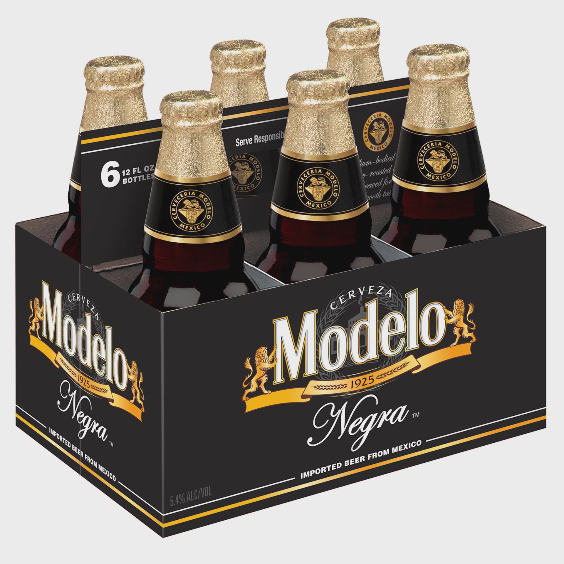 MODELO Negra 6 Pack 12 oz Bottle - Crown Wine and Spirits